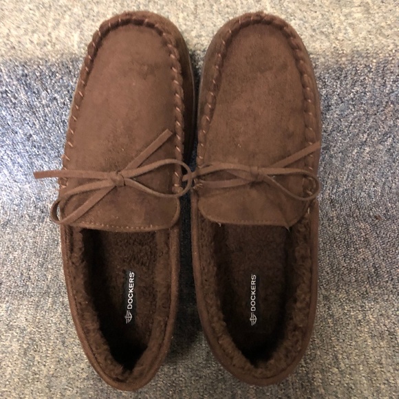 Dockers | Shoes | Dockers Mens Moccasin Slippers With Memory Foam ...